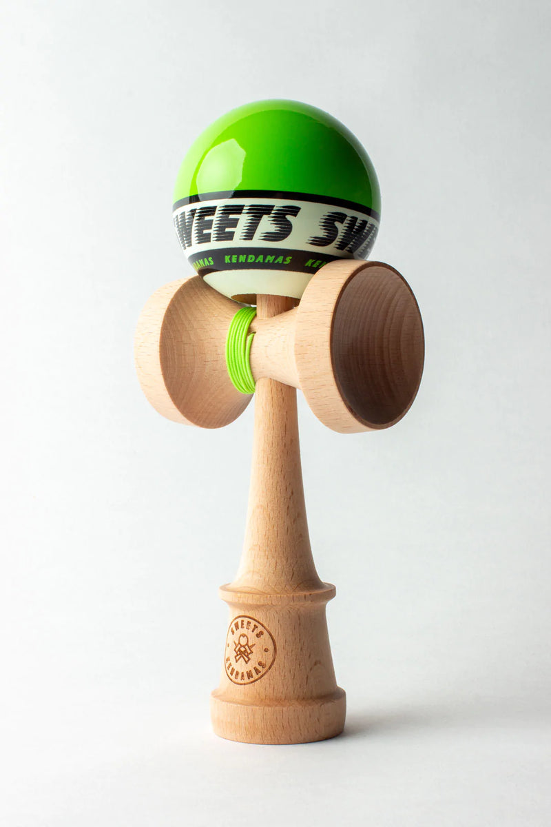 Sweets Kendamas - Sweets Starter - GREEN AMPED Kendama – Sweets Kendamas Australia